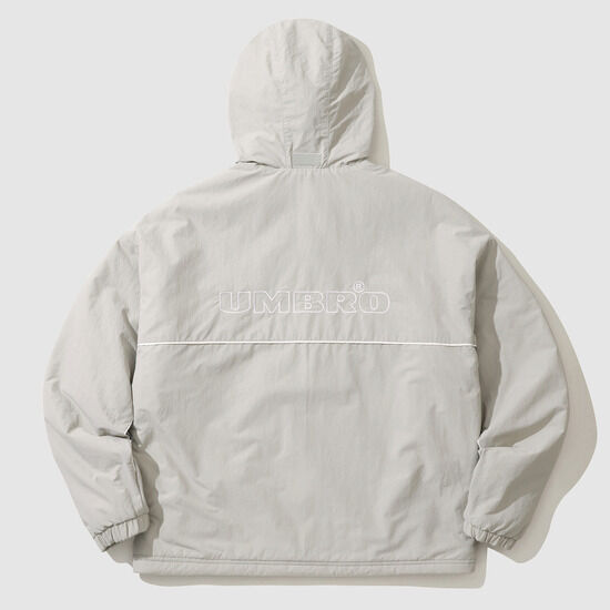 더블데커 히든후드 스탠넥 패딩 자켓 플래티넘 베이지(UO421CPJO3) - 감도 깊은 취향 셀렉트샵 29CM