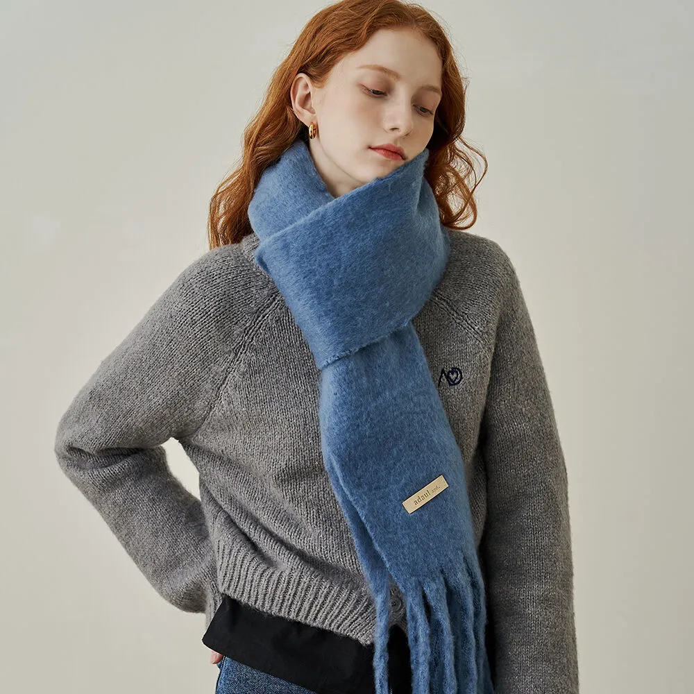 Soft basic mini long muffler - blue - 감도 깊은 취향 셀렉트샵 29CM