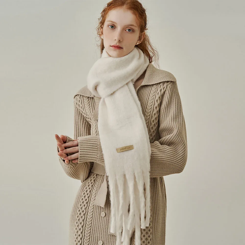 Soft basic mini long muffler - ivory - 감도 깊은 취향 셀렉트샵 29CM