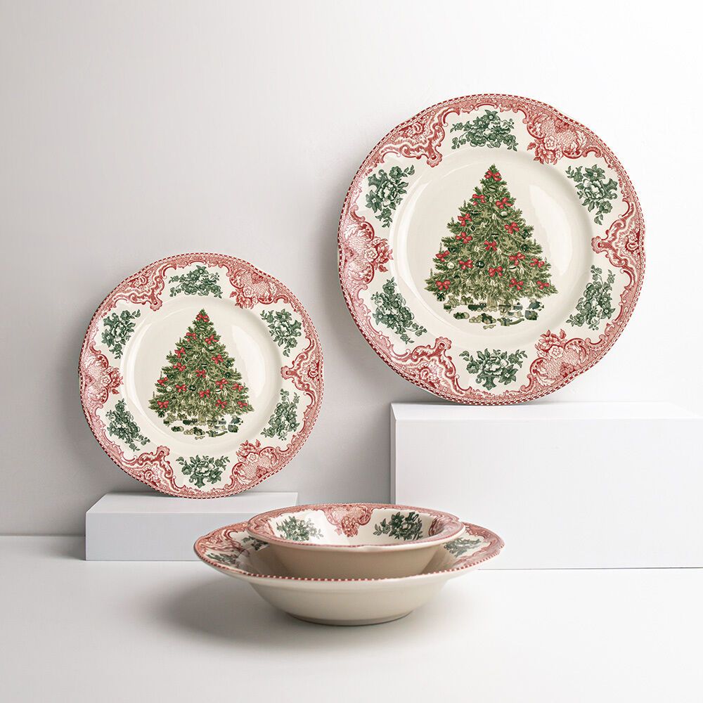 [존슨브라더스] 크리스마스 라인 풀세트 양식 플레이트 세트 (4P) - 감도 깊은 취향 셀렉트샵 29CM