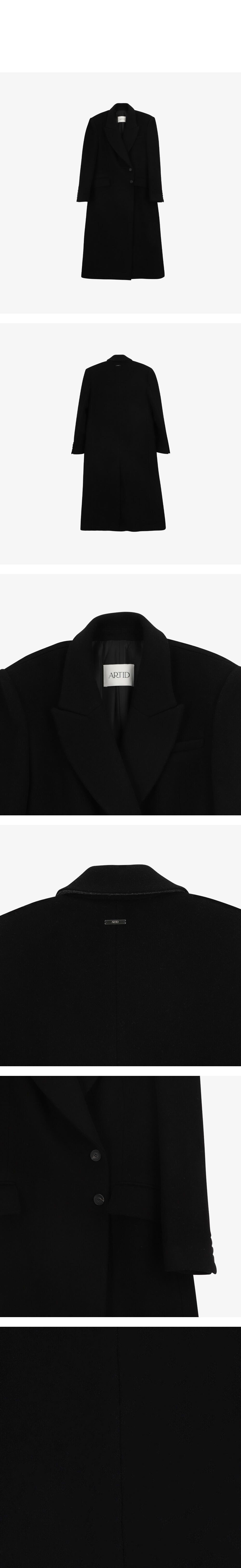 테일러드 더블 롱코트_BLACK - 감도 깊은 취향 셀렉트샵 29CM