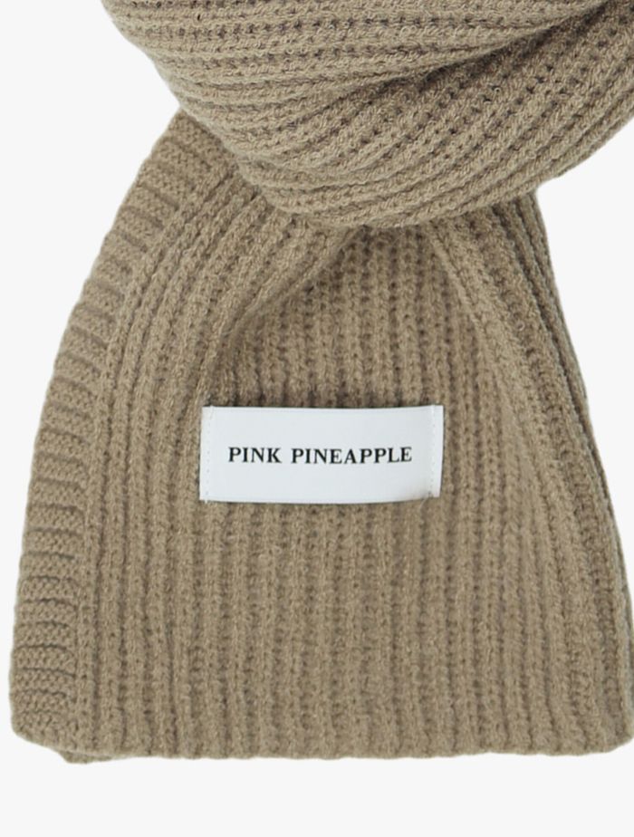 BASIC RIB MUFFLER_BEIGE - 감도 깊은 취향 셀렉트샵 29CM