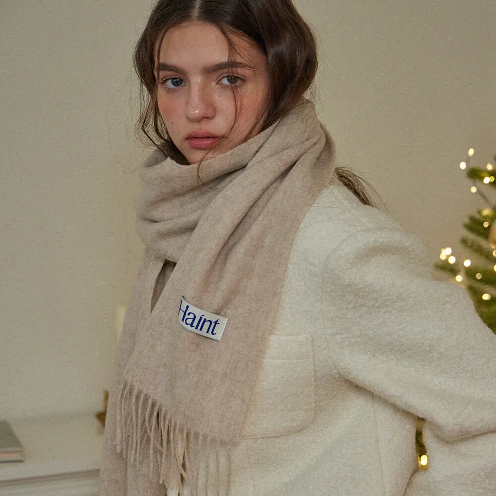 WINTER PREMIUM WOOL MUFFLER_10COLORS_BEIGE - 감도 깊은 취향 셀렉트샵 29CM