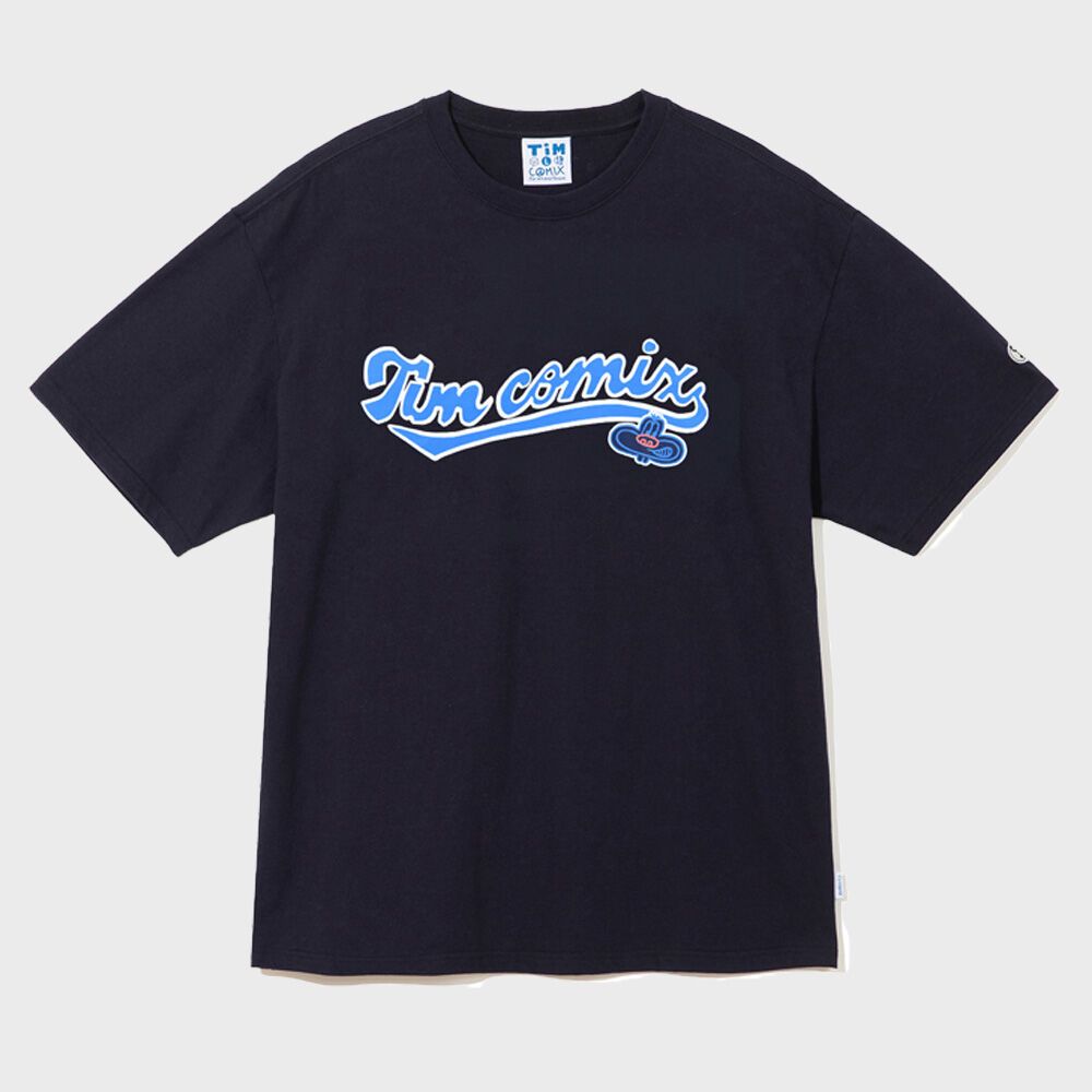 TIM FACE TAIL LOGO SS NAVY - 감도 깊은 취향 셀렉트샵 29CM