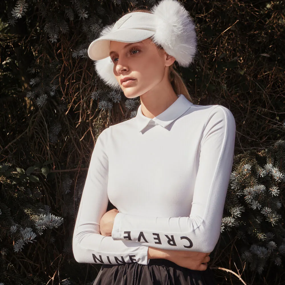 슬리브 로고 카라 티셔츠WH - 감도 깊은 취향 셀렉트샵 29CM