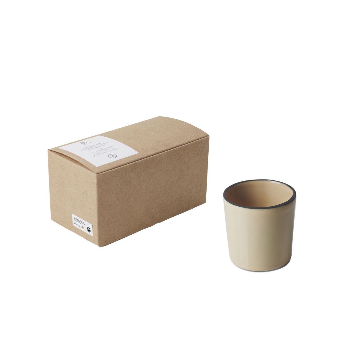 레볼 꺄락떼르 컵 220ml 2P세트 넛맥 - 감도 깊은 취향 셀렉트샵 29CM