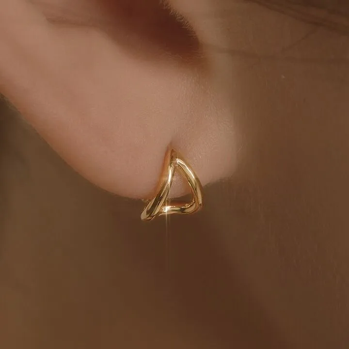 14k post 브루노 원터치 링귀걸이 - 감도 깊은 취향 셀렉트샵 29CM