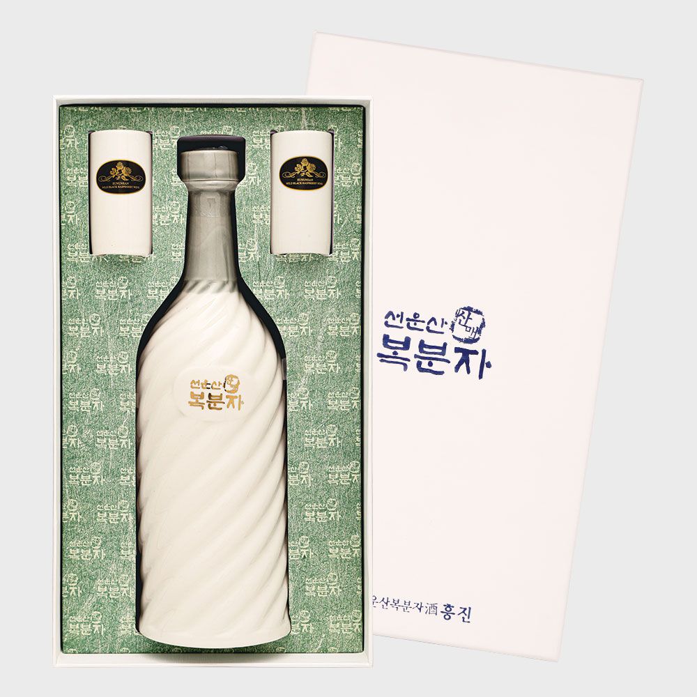 선운산복분자주흥진 프리미엄 원형도자기복분자주1호세트 19도 700ml - 감도 깊은 취향 셀렉트샵 29CM