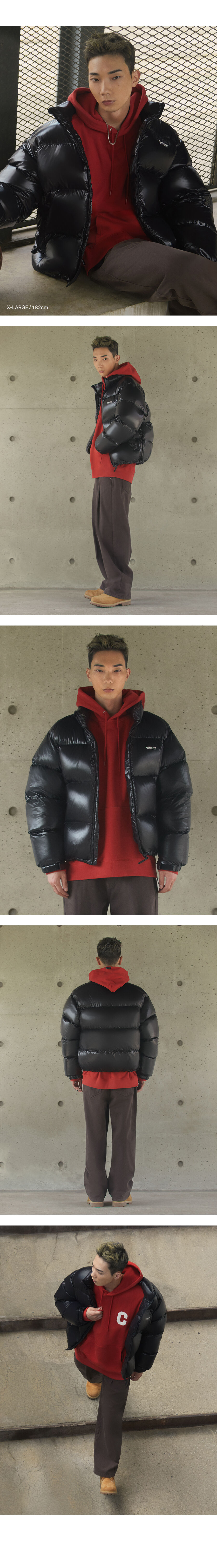 [23FW] RDS 씨빅 글로시 숏 푸퍼 - 블랙 - 감도 깊은 취향 셀렉트샵 29CM