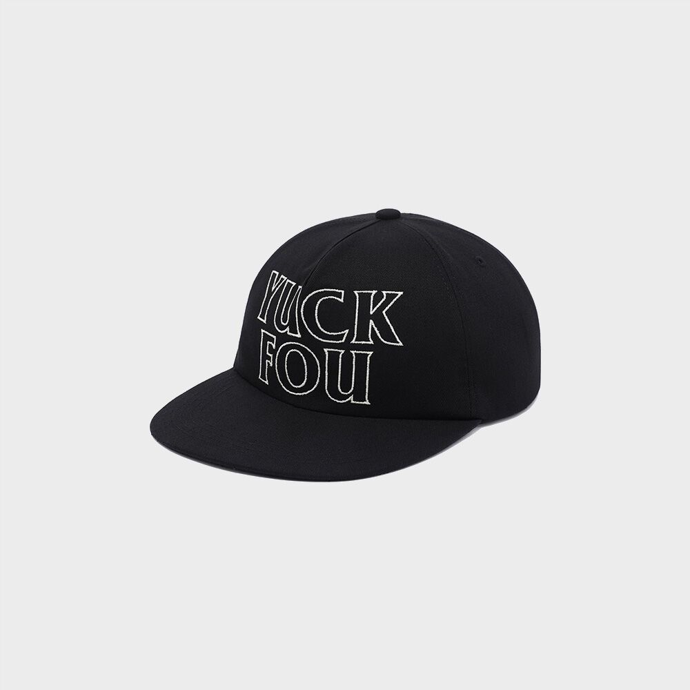 YUCK FOU CAP_BLACK(NG2ESUAB26A) - 감도 깊은 취향 셀렉트샵 29CM