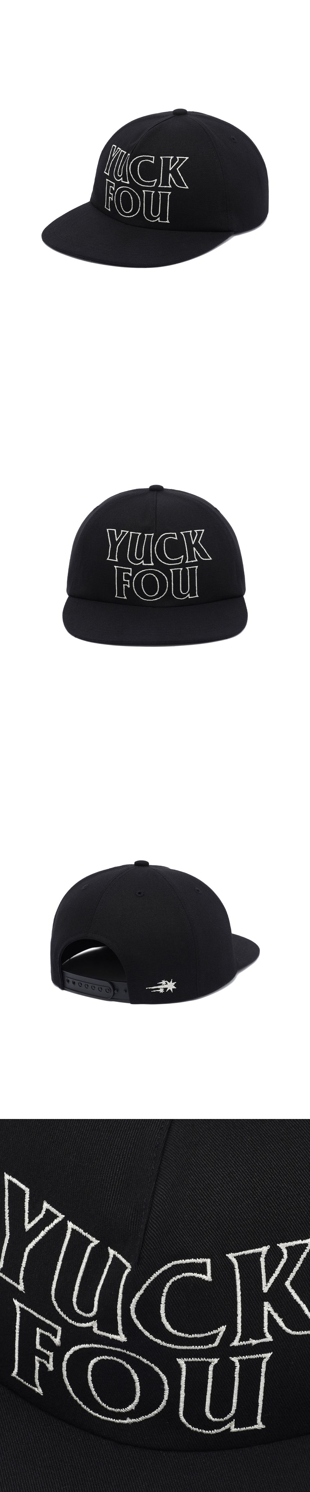 YUCK FOU CAP_BLACK(NG2ESUAB26A) - 감도 깊은 취향 셀렉트샵 29CM