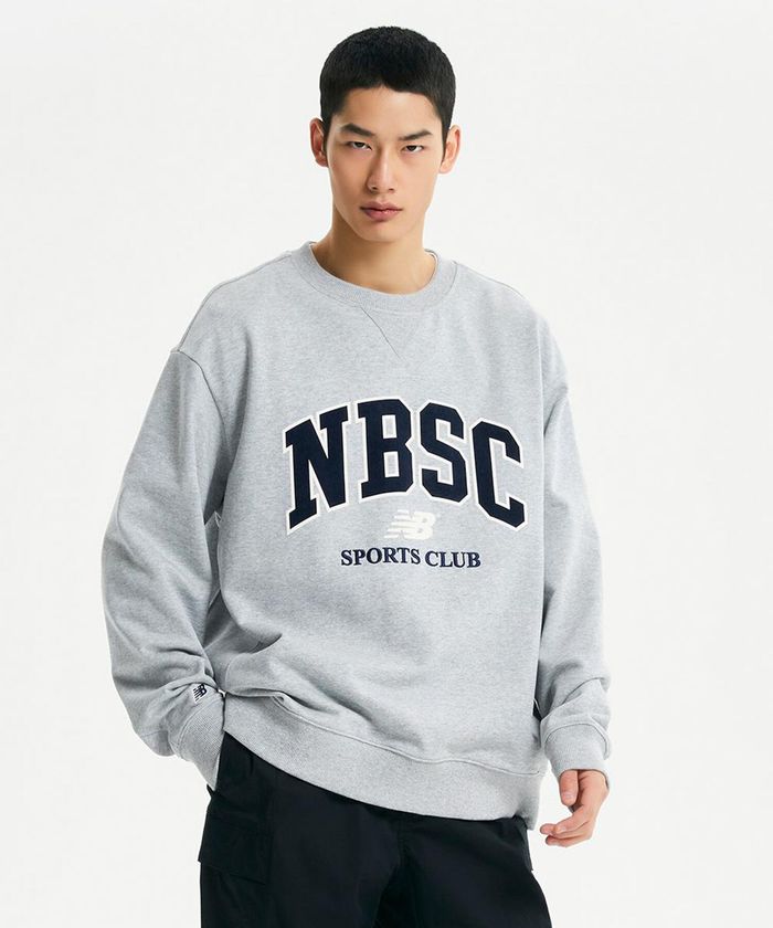 NBNCE11813 / UNI NBSC 맨투맨 (MELANGE GRAY) - 감도 깊은 취향 셀렉트샵 29CM