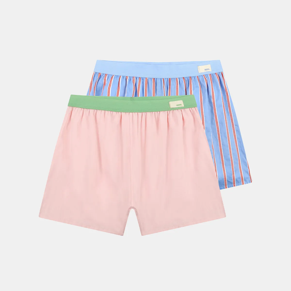 네파/본사직영 7IBO108 여성 스트라이프솔리드 트렁크팬티 2PACK - 감도 깊은 취향 셀렉트샵 29CM