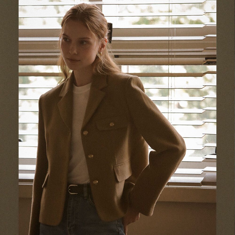 Single three button wool jacket_Camel brown - 감도 깊은 취향 셀렉트샵 29CM