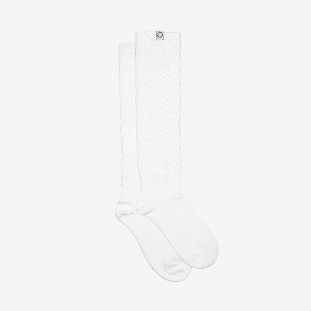 HEIMISH KNEE SOCKS - WHITE - 감도 깊은 취향 셀렉트샵 29CM