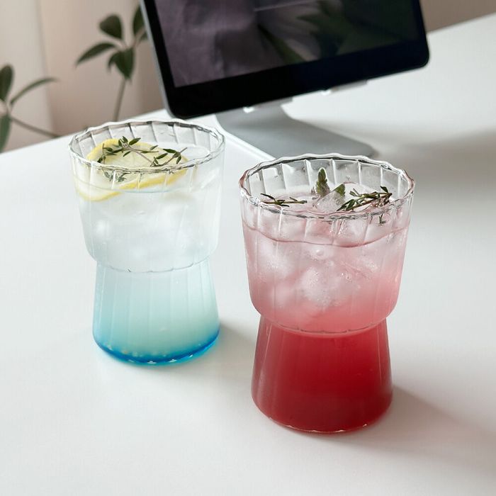 11 힐즈 라인 유리컵 350ml 무지 유리컵 홈카페 예쁜컵 데일리 내열유리 감도 깊은 취향 셀렉트샵 29cm