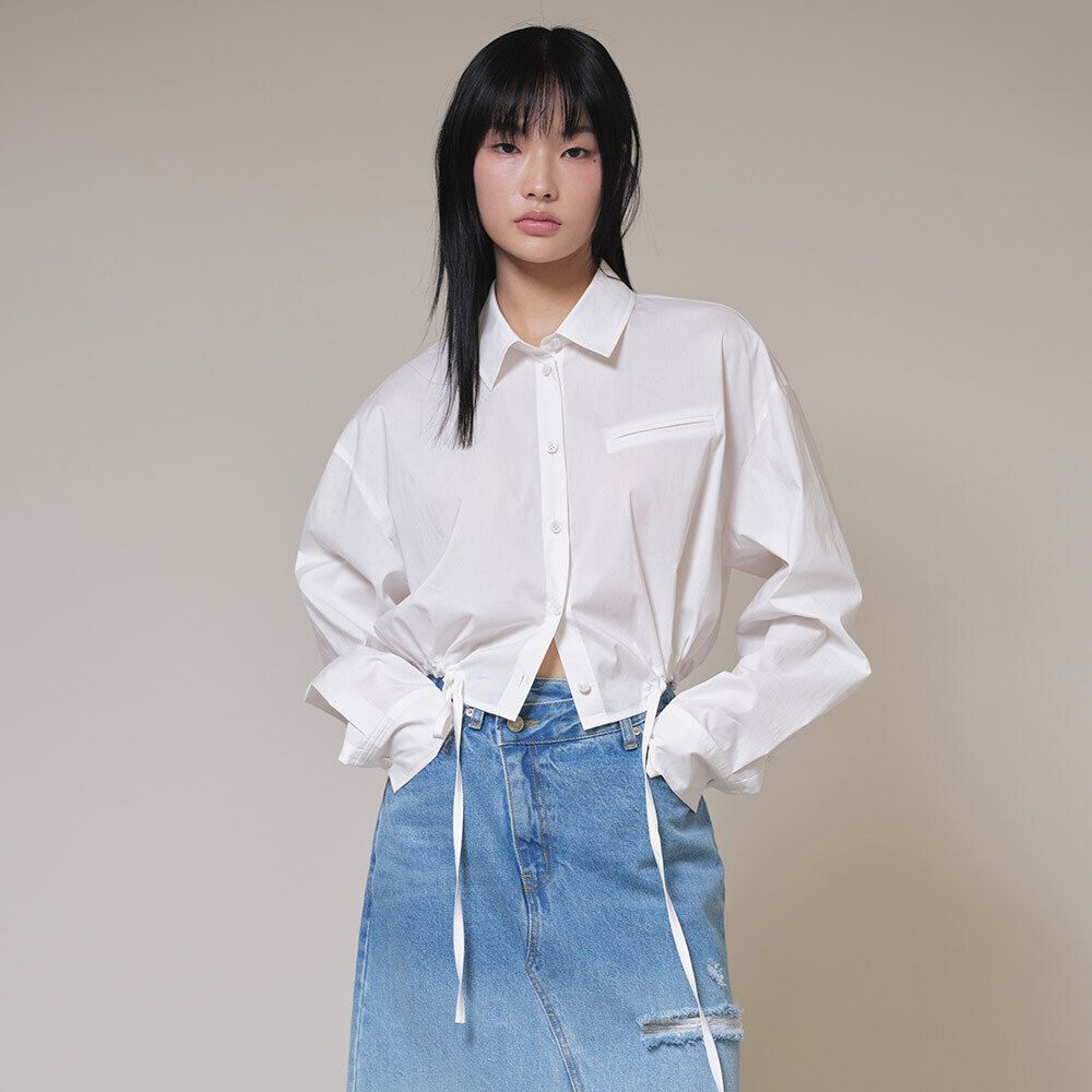 String Shirts in White VW4SB090-01 - 감도 깊은 취향 셀렉트샵 29CM