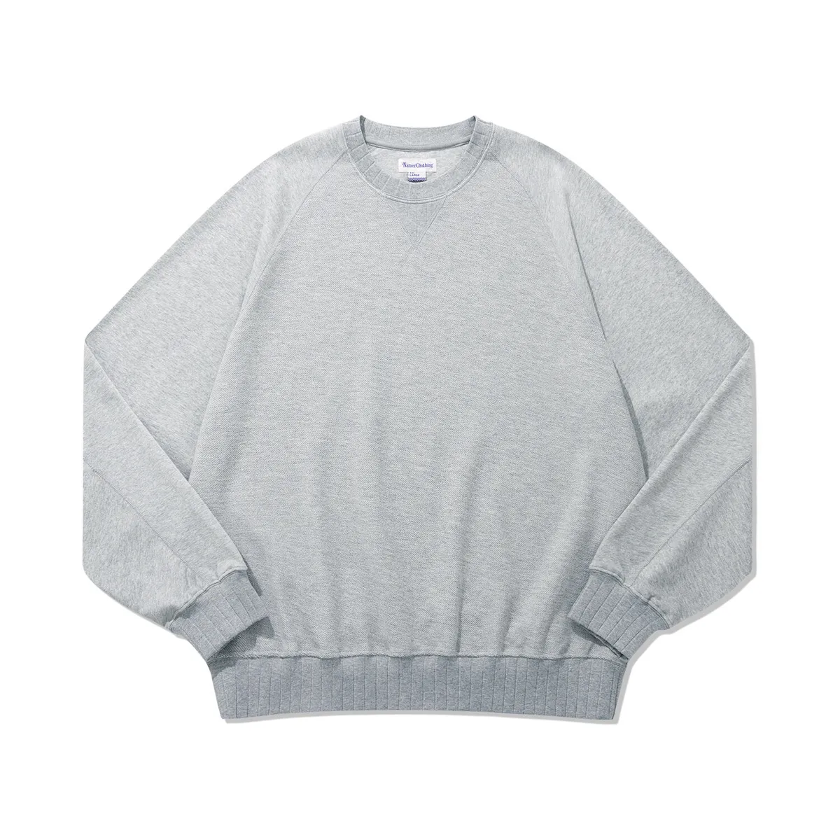 REVERSE RAGLAN SWEATSHIRTS MELANGE GRAY - 감도 깊은 취향 셀렉트샵 29CM