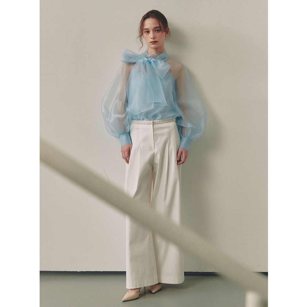 Celine / Puff Ribbon Blouse (2color) - 감도 깊은 취향 셀렉트샵 29CM