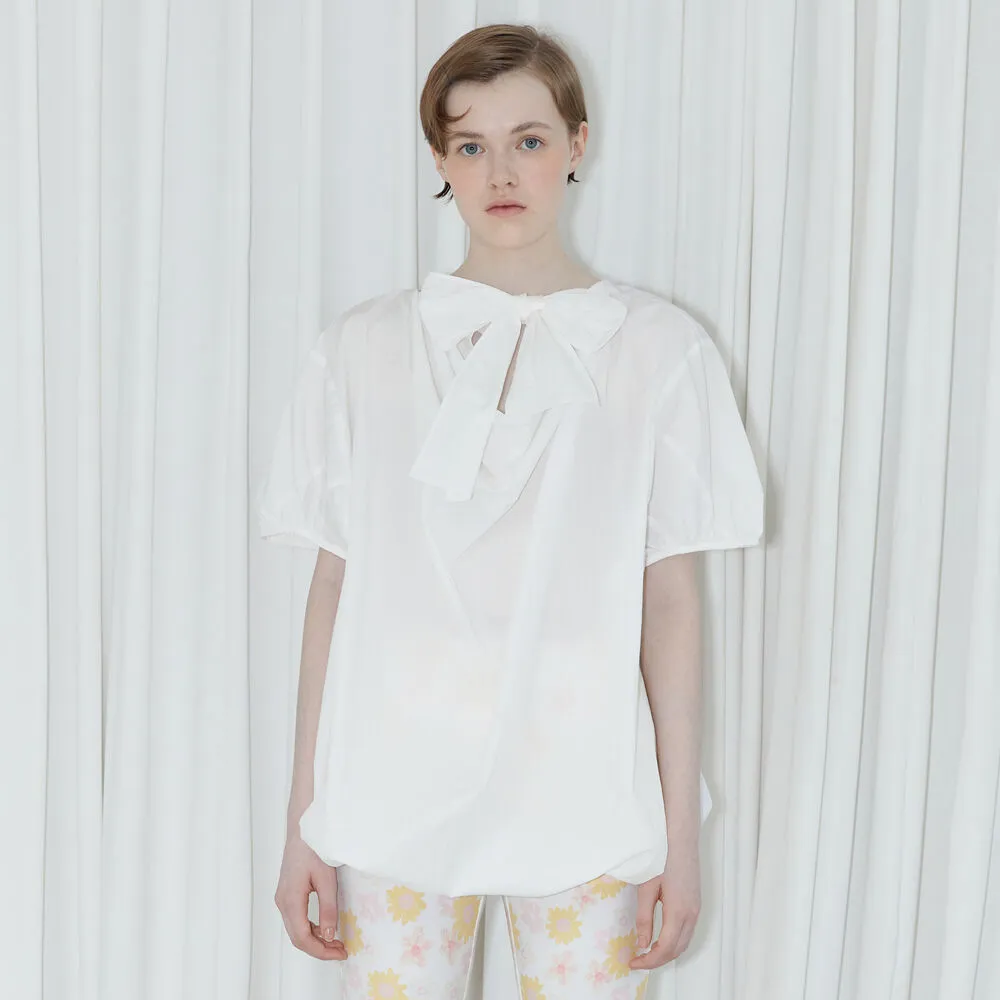 Volume Half Blouse (White) - 감도 깊은 취향 셀렉트샵 29CM