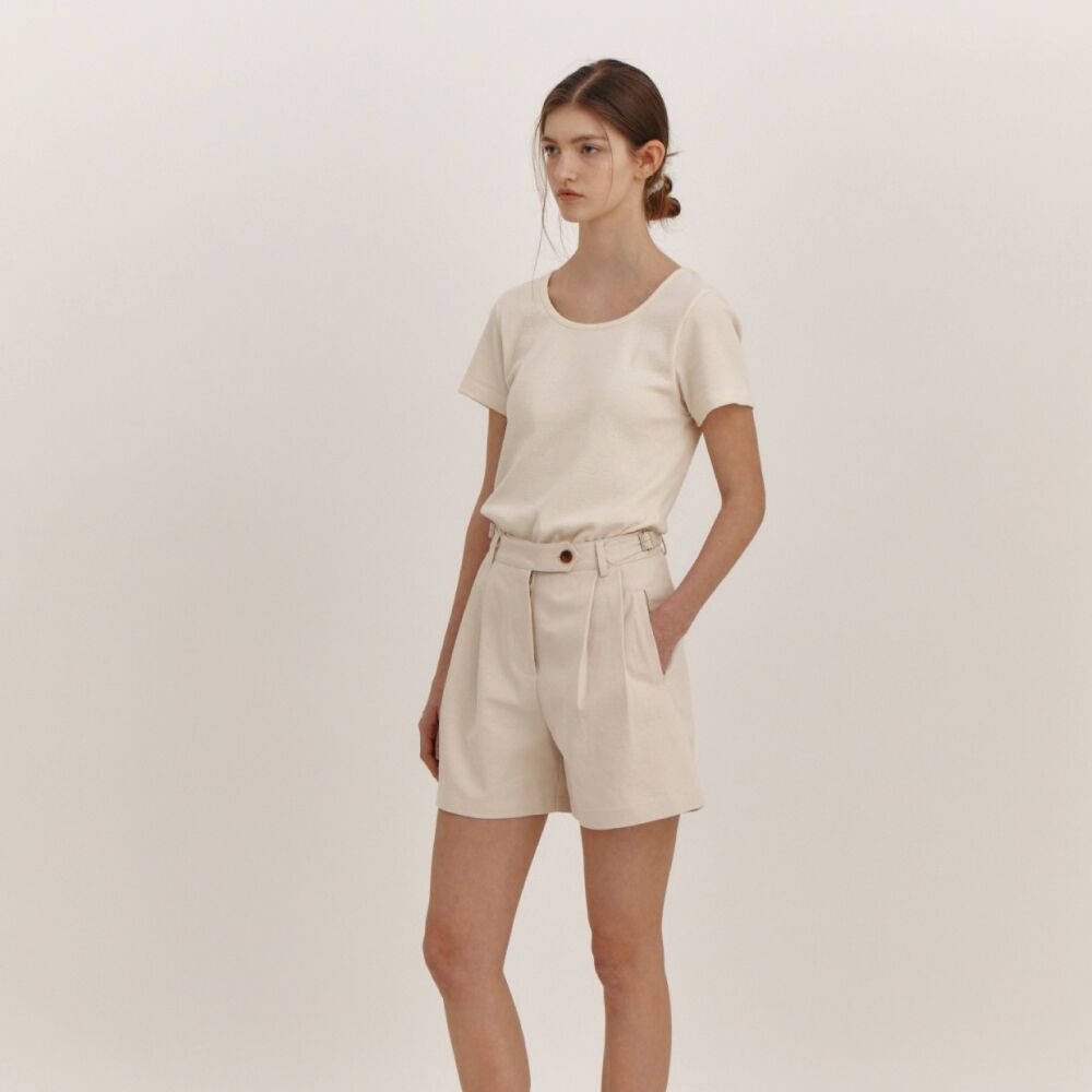 Basic Cotton Shorts(Natural) - 감도 깊은 취향 셀렉트샵 29CM