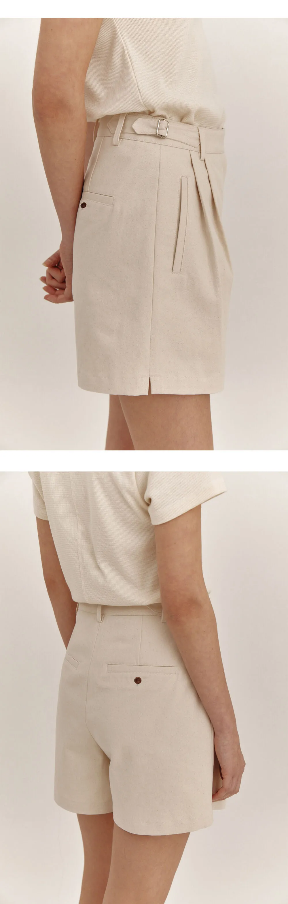 Basic Cotton Shorts(Natural) - 감도 깊은 취향 셀렉트샵 29CM