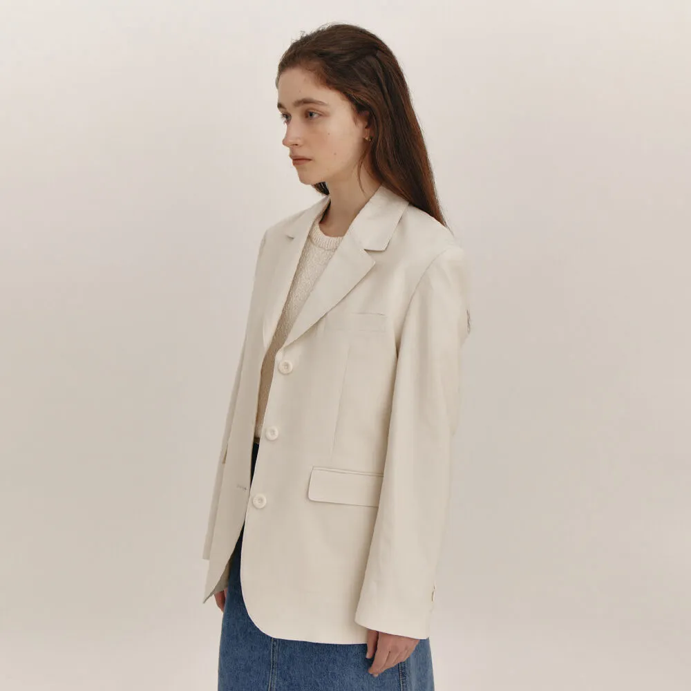 Three Button Single Jacket(Ivory) - 감도 깊은 취향 셀렉트샵 29CM