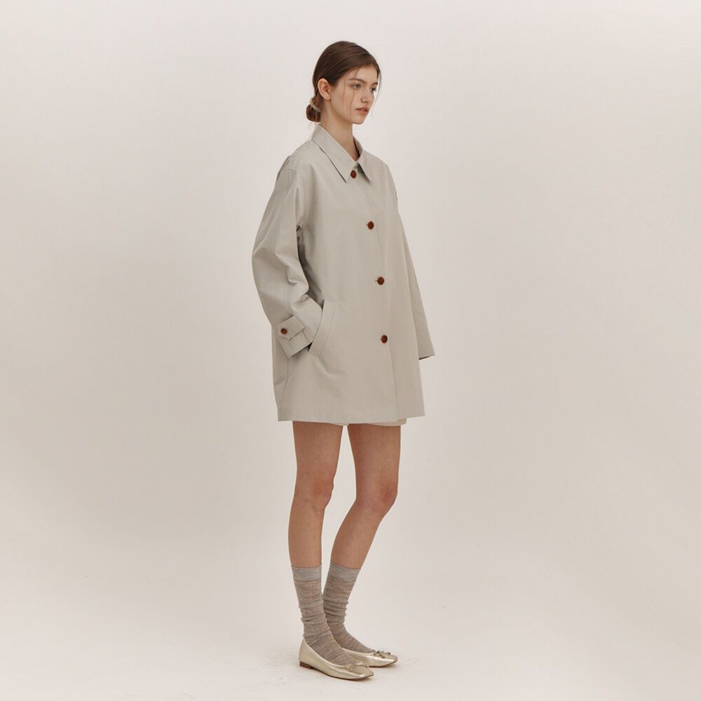 Single Half Trench Coat(Khaki) - 감도 깊은 취향 셀렉트샵 29CM