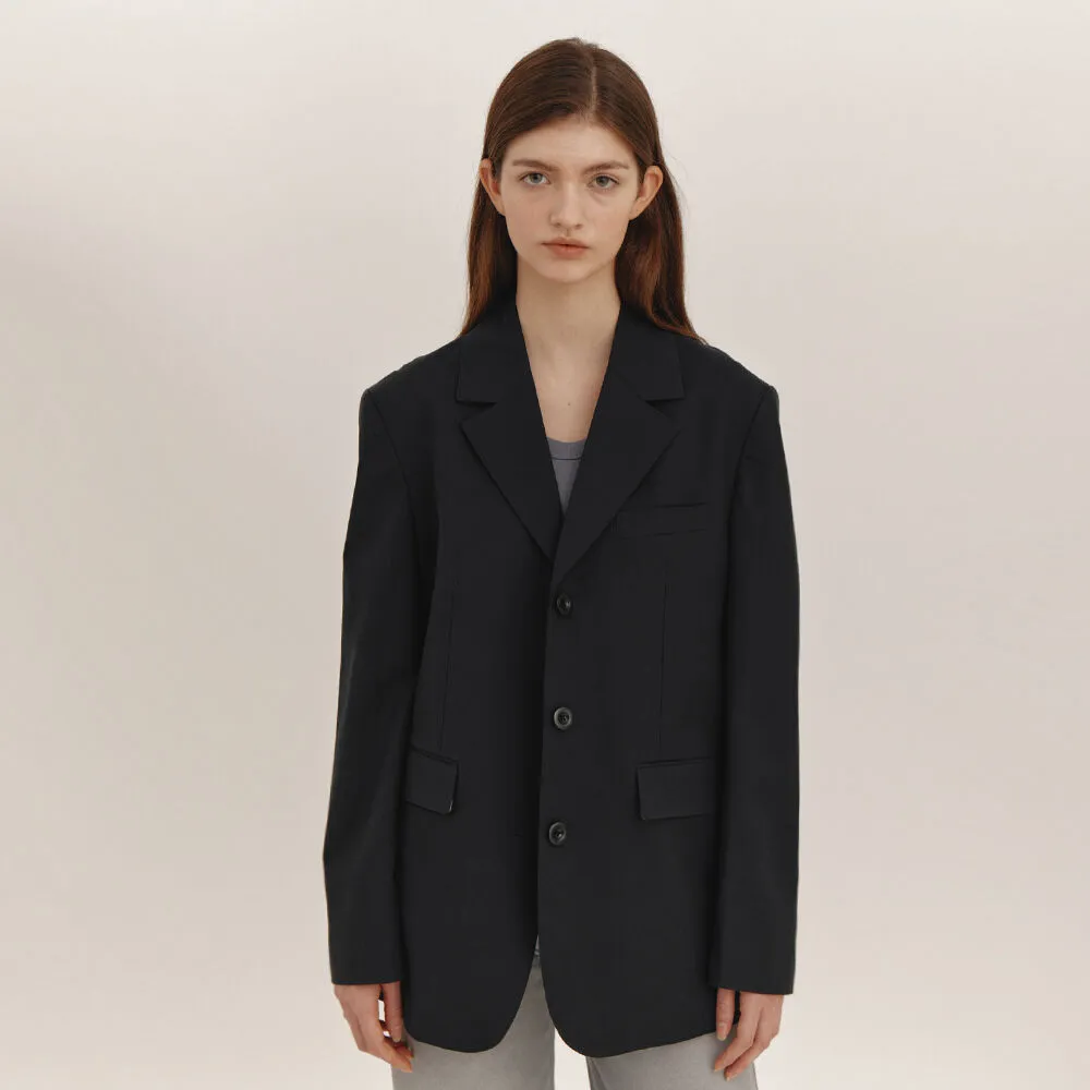 Three Button Single Jacket(Navy) - 감도 깊은 취향 셀렉트샵 29CM