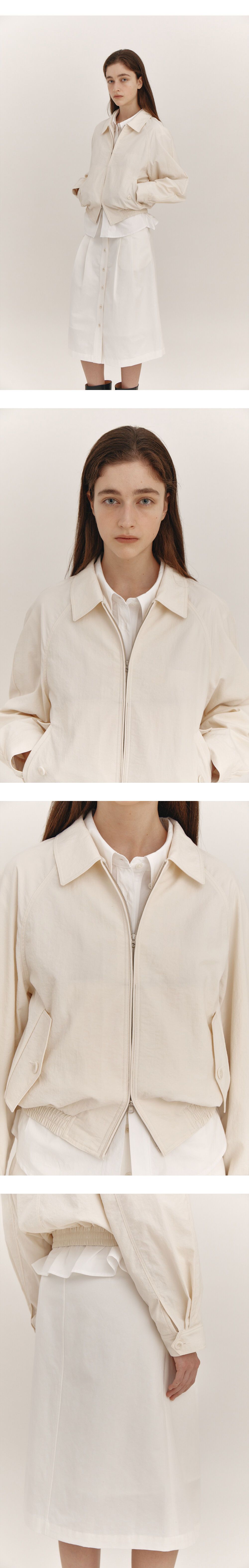 Two-way Crop Blouson(Ivory) - 감도 깊은 취향 셀렉트샵 29CM