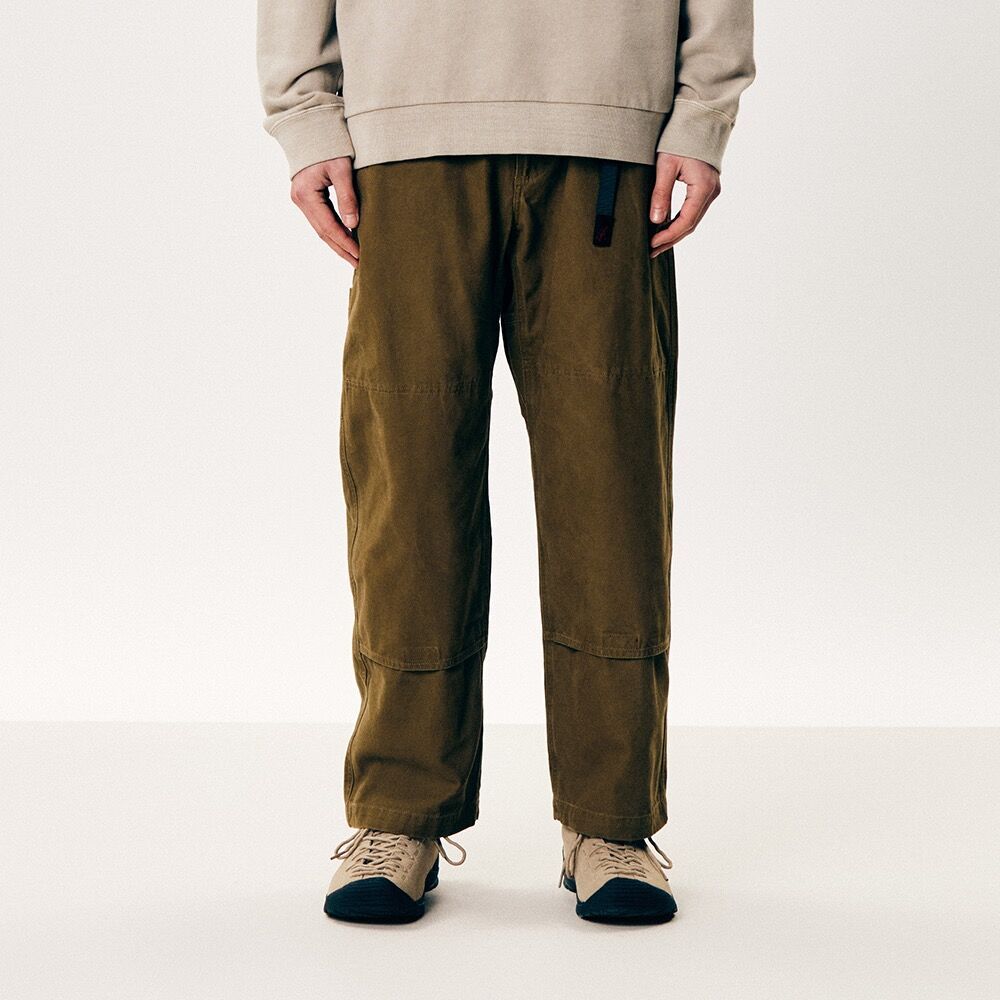 캔버스 더블니 팬츠 Dusted Olive - 감도 깊은 취향 셀렉트샵 29CM