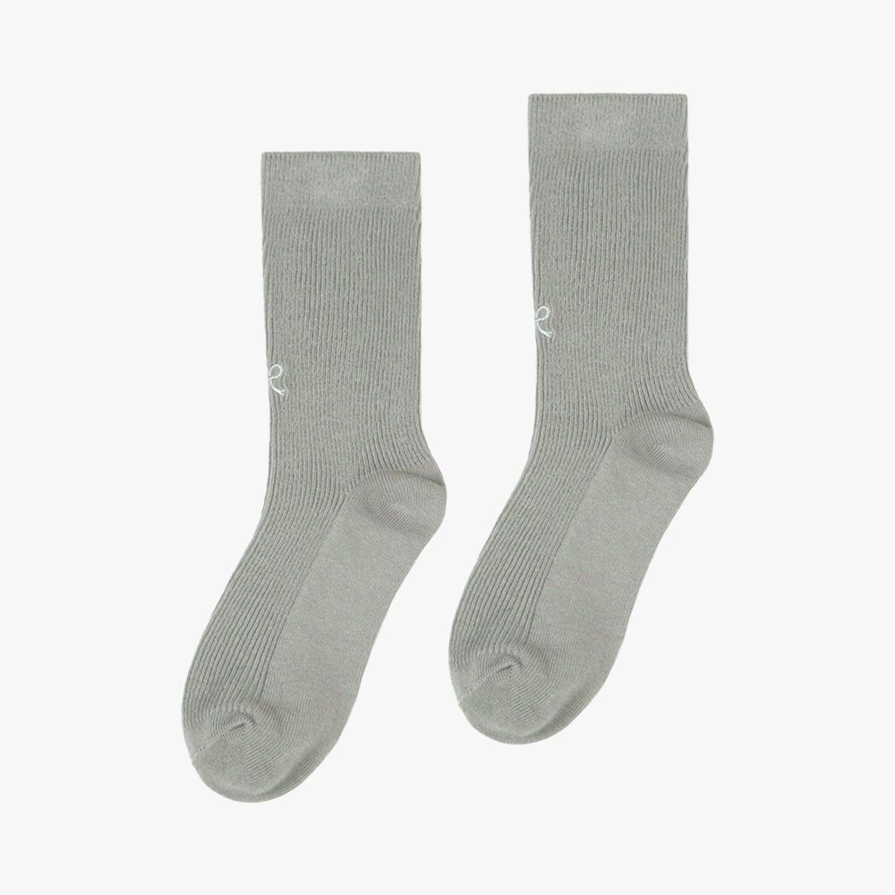 [2pairs 1set] PETITE RIBBON SOCKS SET_GREY - 감도 깊은 취향 셀렉트샵 29CM
