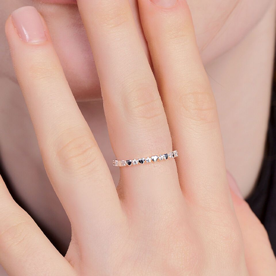 [silver925] rosa heart cubic ring - 감도 깊은 취향 셀렉트샵 29CM