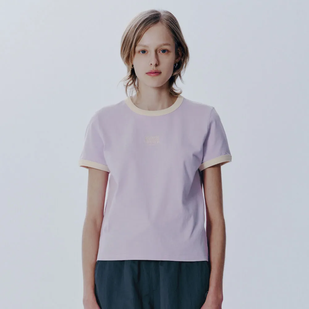W CLASSIC LOGO RINGER TEE light purple - 감도 깊은 취향 셀렉트샵 29CM