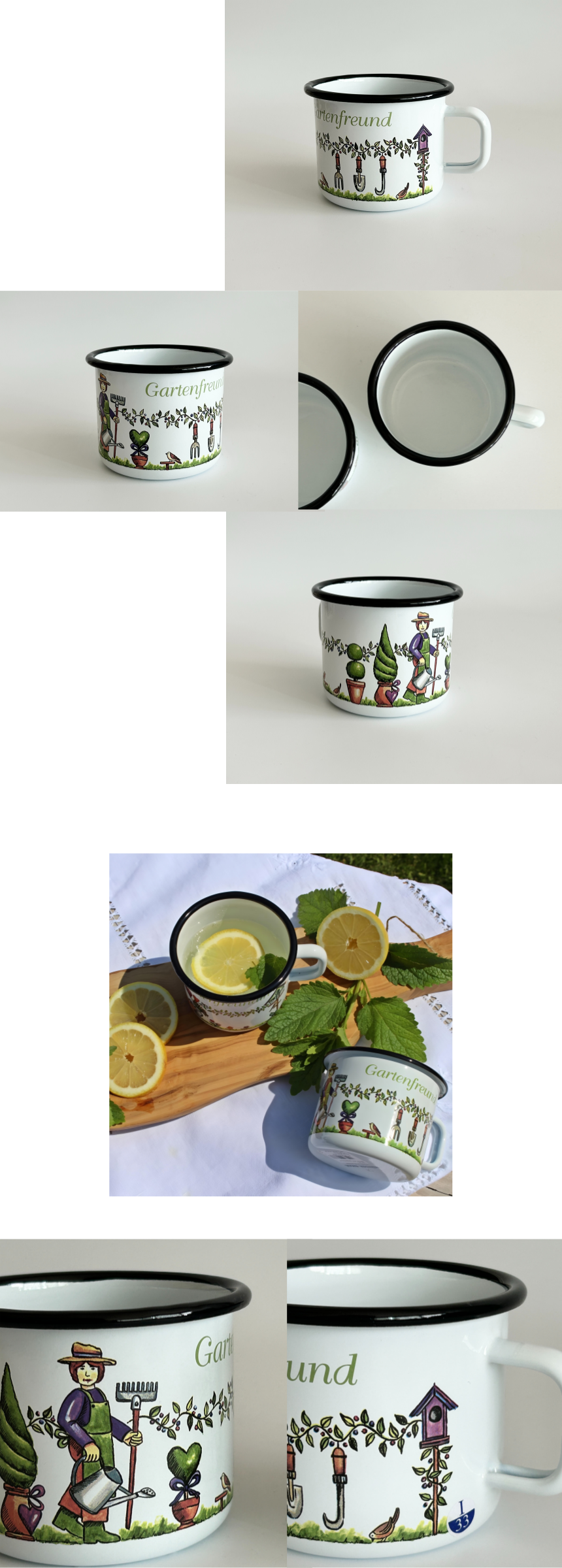 머그 450ml 가든프렌드 2P - 감도 깊은 취향 셀렉트샵 29CM