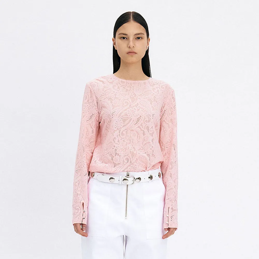 Lace Backless Top (Light PInk) - 감도 깊은 취향 셀렉트샵 29CM