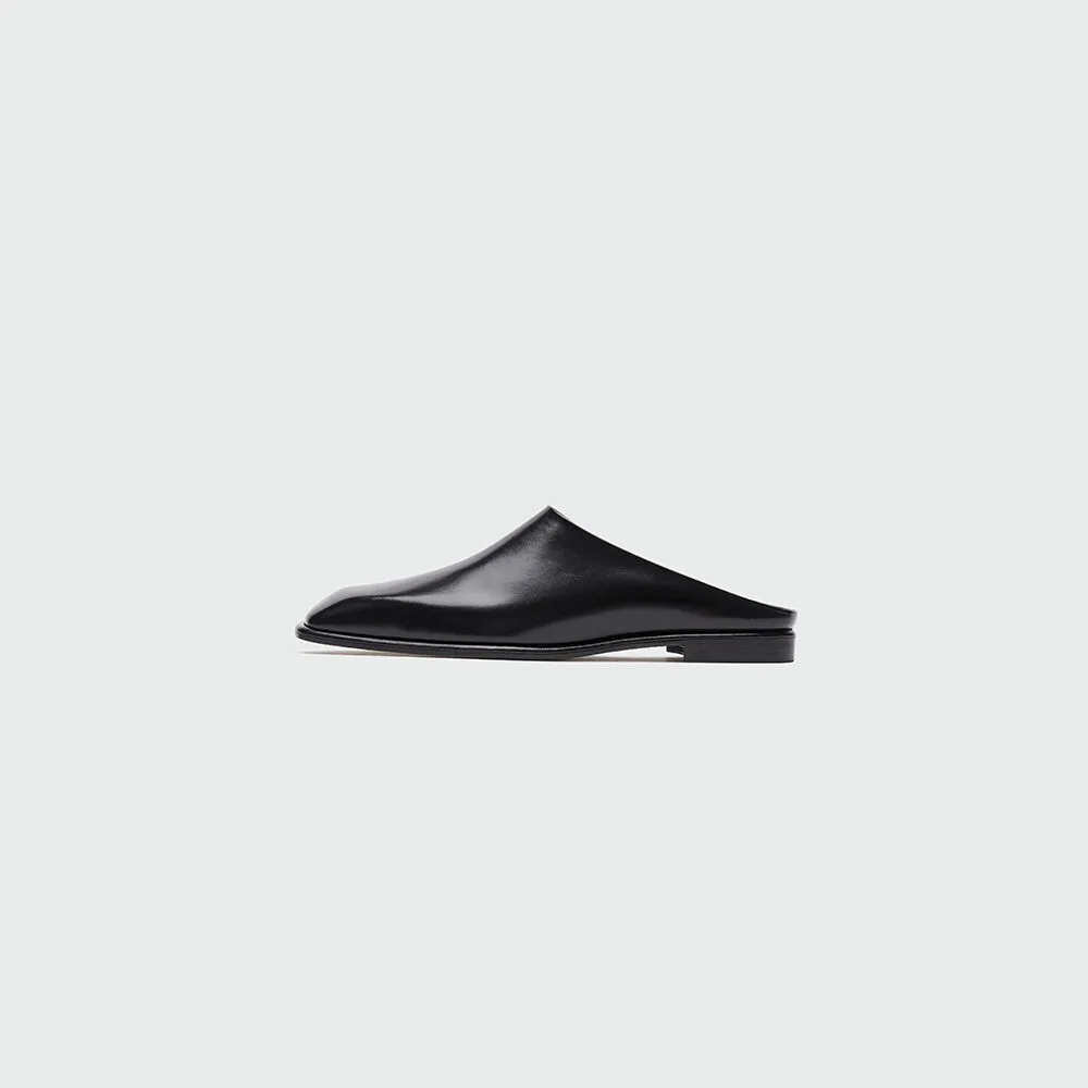 YCOP Square-toe Flat Mules - Black - 감도 깊은 취향 셀렉트샵 29CM