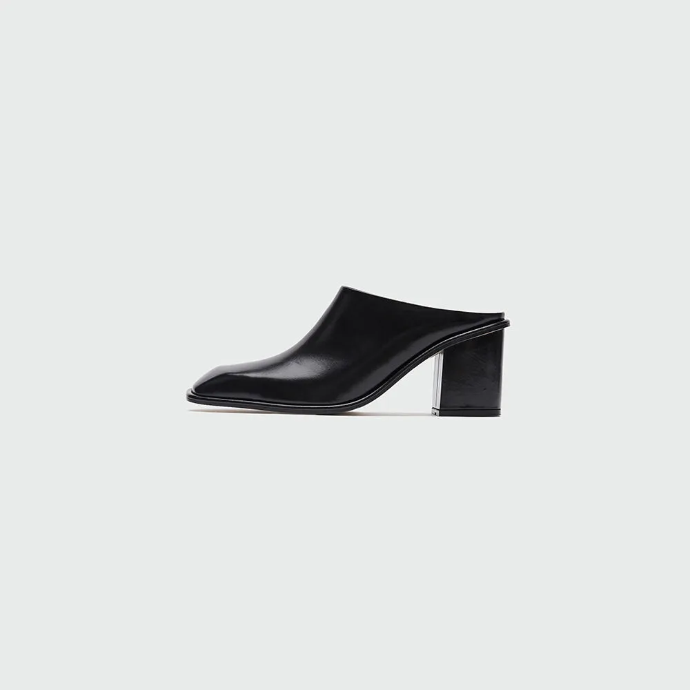 YCOOP Square-toe Mules - Black - 감도 깊은 취향 셀렉트샵 29CM