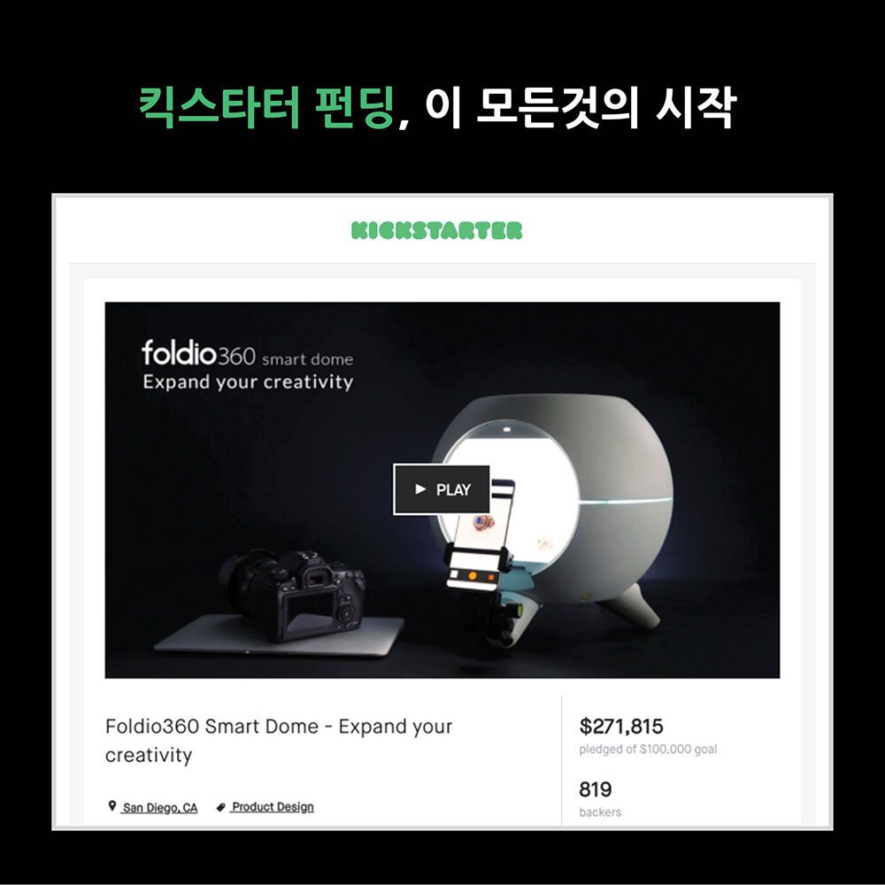 폴디오360스마트돔 360도 자동 제품촬영 미니스튜디오 포토박스 - 감도 깊은 취향 셀렉트샵 29CM