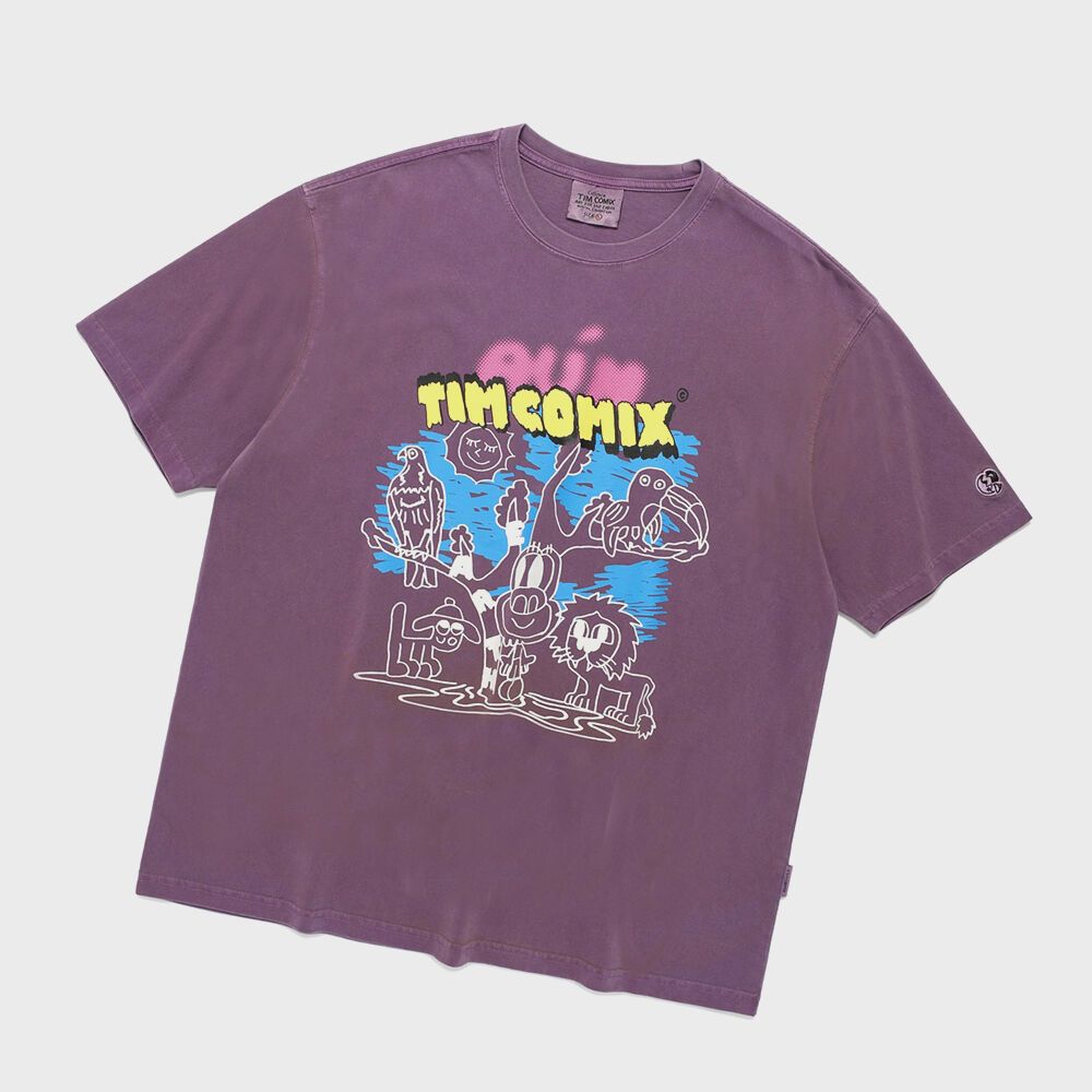 TIM ANIMAL TREE SS PG DARK PURPLE - 감도 깊은 취향 셀렉트샵 29CM