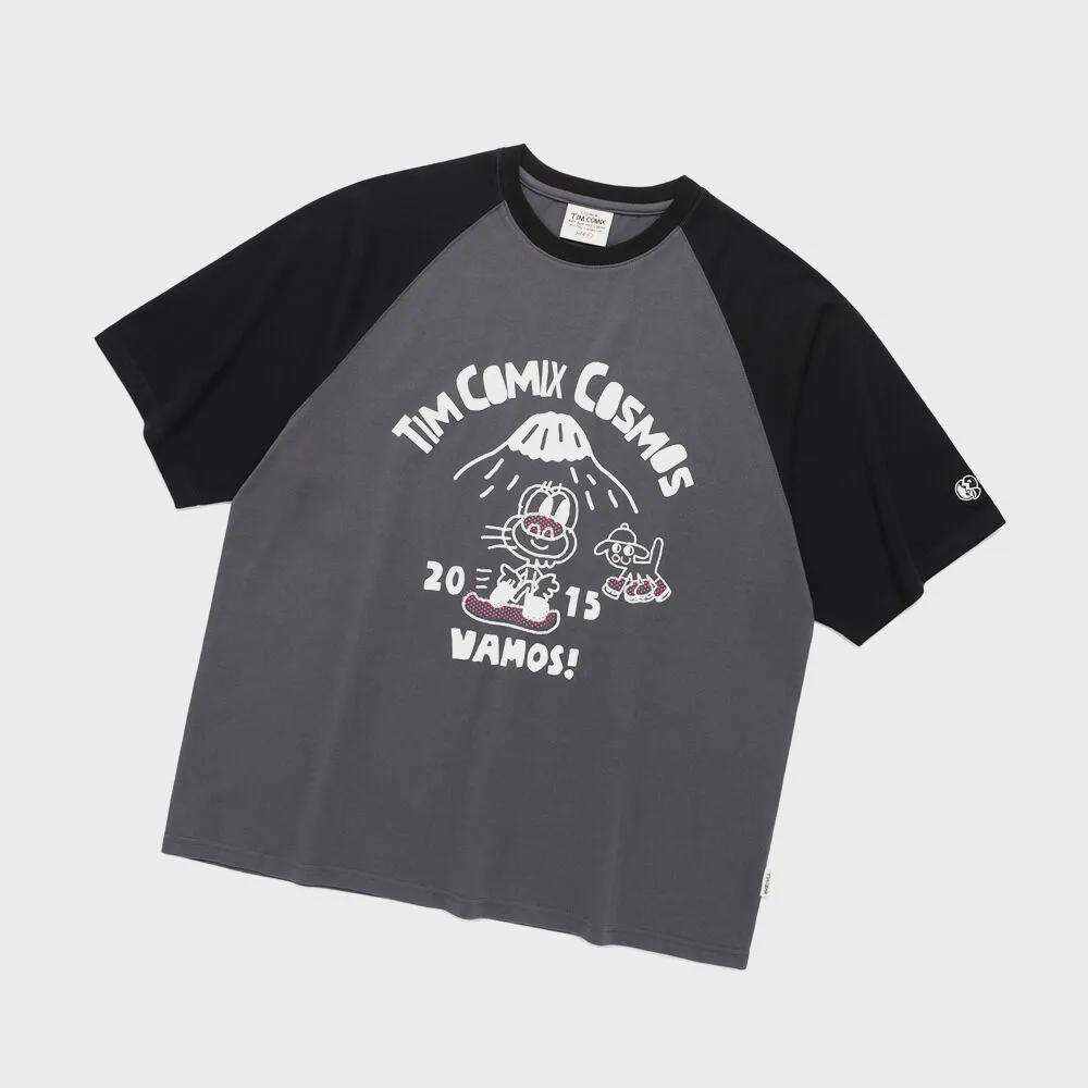 RIDING SKATEDBOARD TIM RAGLAN SS CHARCOAL - 감도 깊은 취향 셀렉트샵 29CM