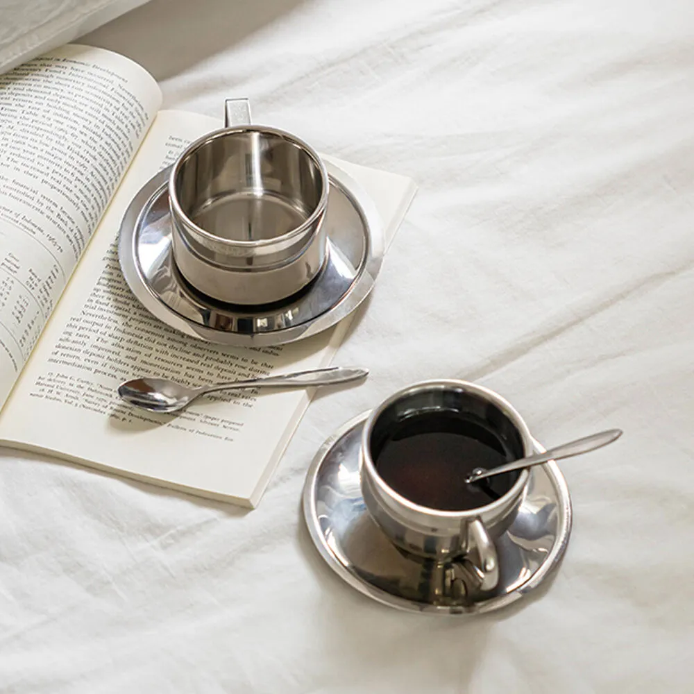 미드센추리 스텐 커피잔 세트 (2type) - 감도 깊은 취향 셀렉트샵 29CM