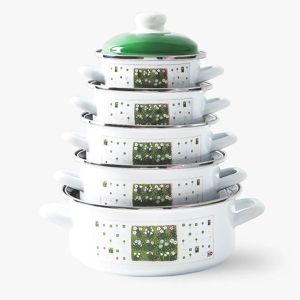 ELO 글뤽스블룸 IH 법랑 냄비세트 5종 - 감도 깊은 취향 셀렉트샵 29CM