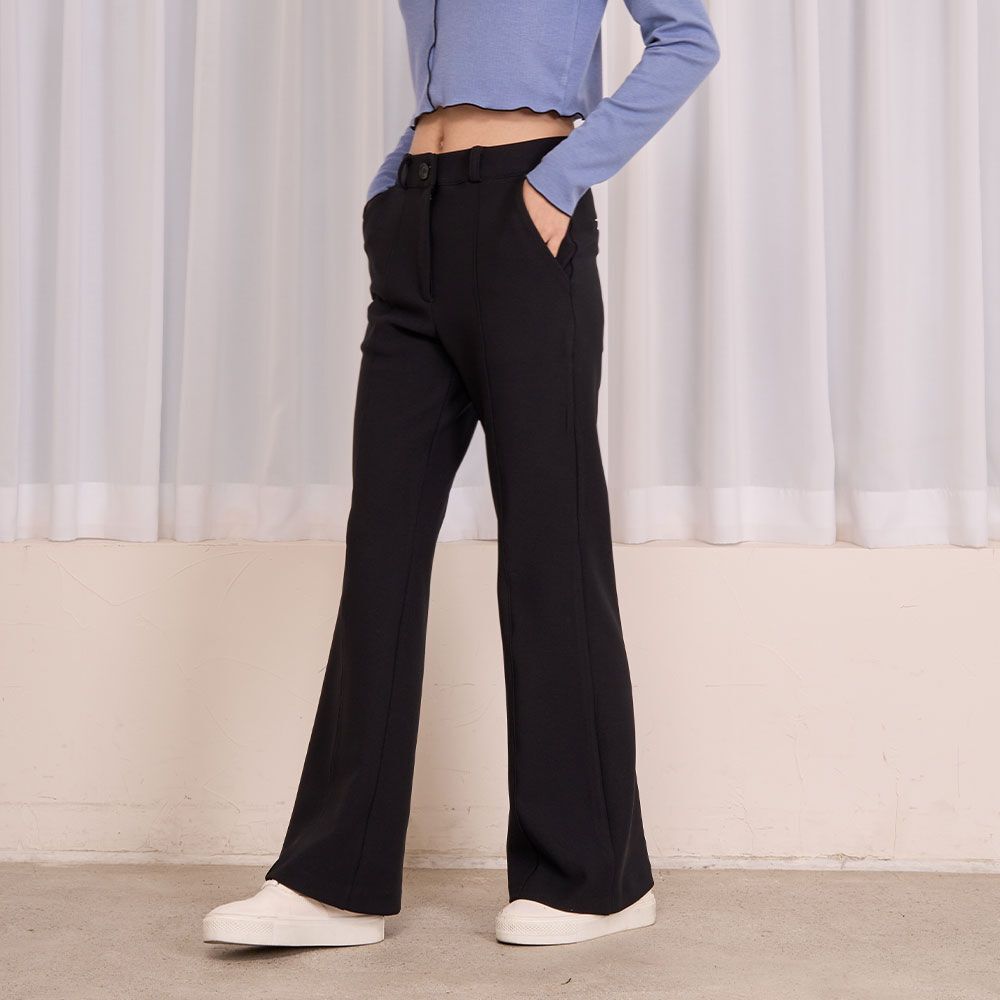 세미 부츠컷 팬츠 블랙 [T23] - 감도 깊은 취향 셀렉트샵 29CM