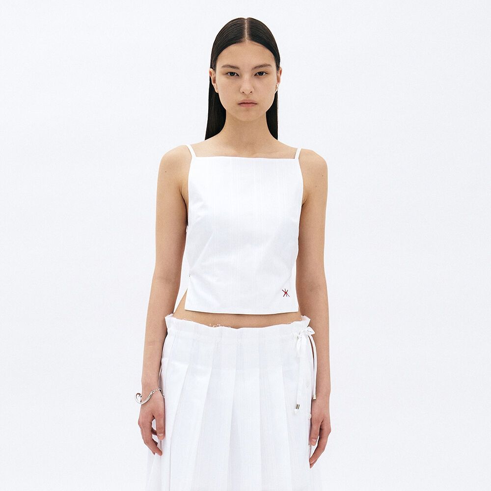 Hatch String Tank Top (White) - 감도 깊은 취향 셀렉트샵 29CM