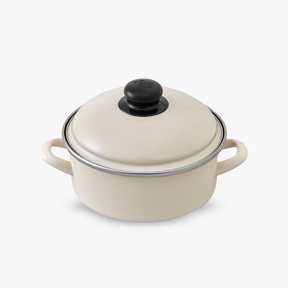 ELO 크림하모니 IH 인덕션 법랑 양수냄비 18cm - 감도 깊은 취향 셀렉트샵 29CM