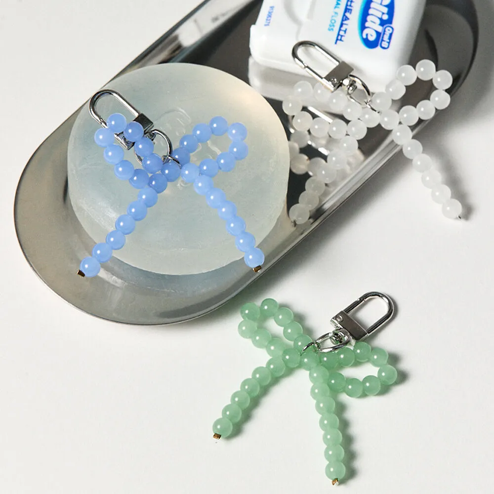 [29CM 단독] tiny bead ribbon keyring - 감도 깊은 취향 셀렉트샵 29CM