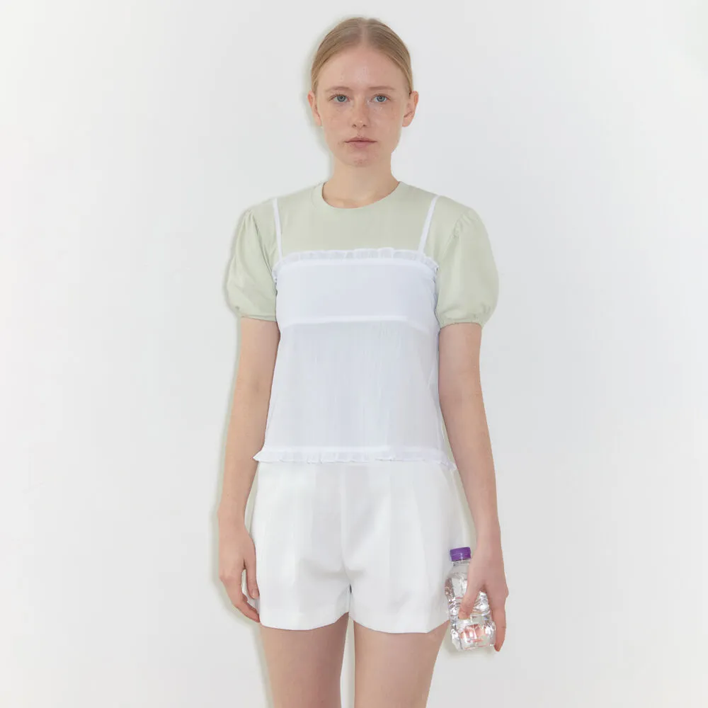 Layered Frill Blouse (White) - 감도 깊은 취향 셀렉트샵 29CM