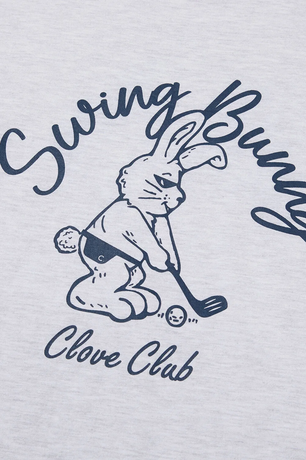 [24SS clove] Swing Bunny T-Shirt (Light Grey) - 감도 깊은 취향 셀렉트샵 29CM
