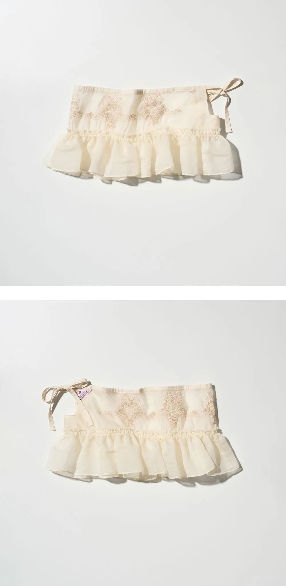 Peekaboo Micro Sheer Skirt Raw Ivory - 감도 깊은 취향 셀렉트샵 29CM
